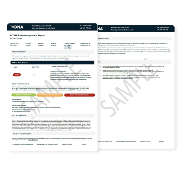 MTHFR Folate Testing | myDNA (United States)