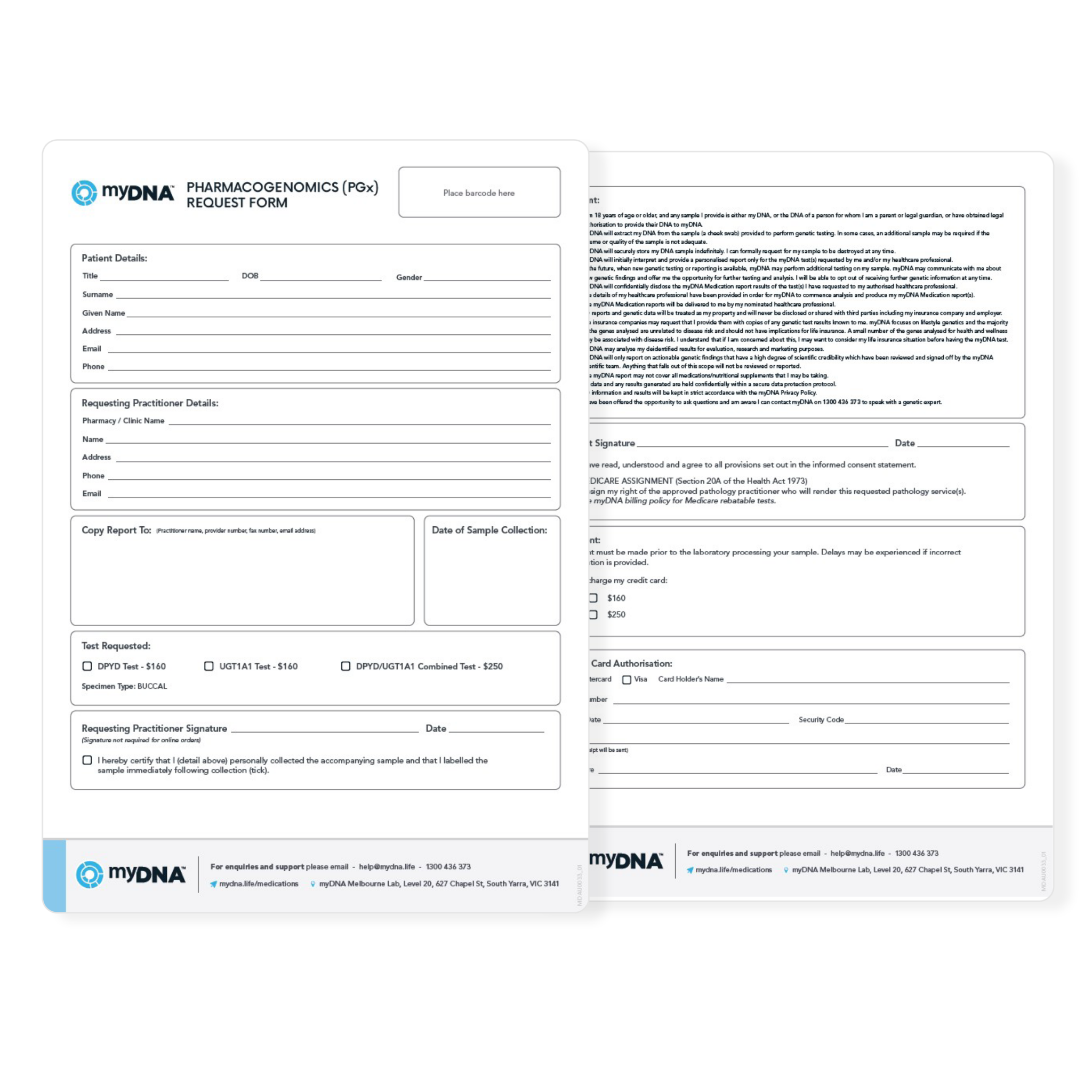 DPYD Genetic Testing | myDNA (Australia)